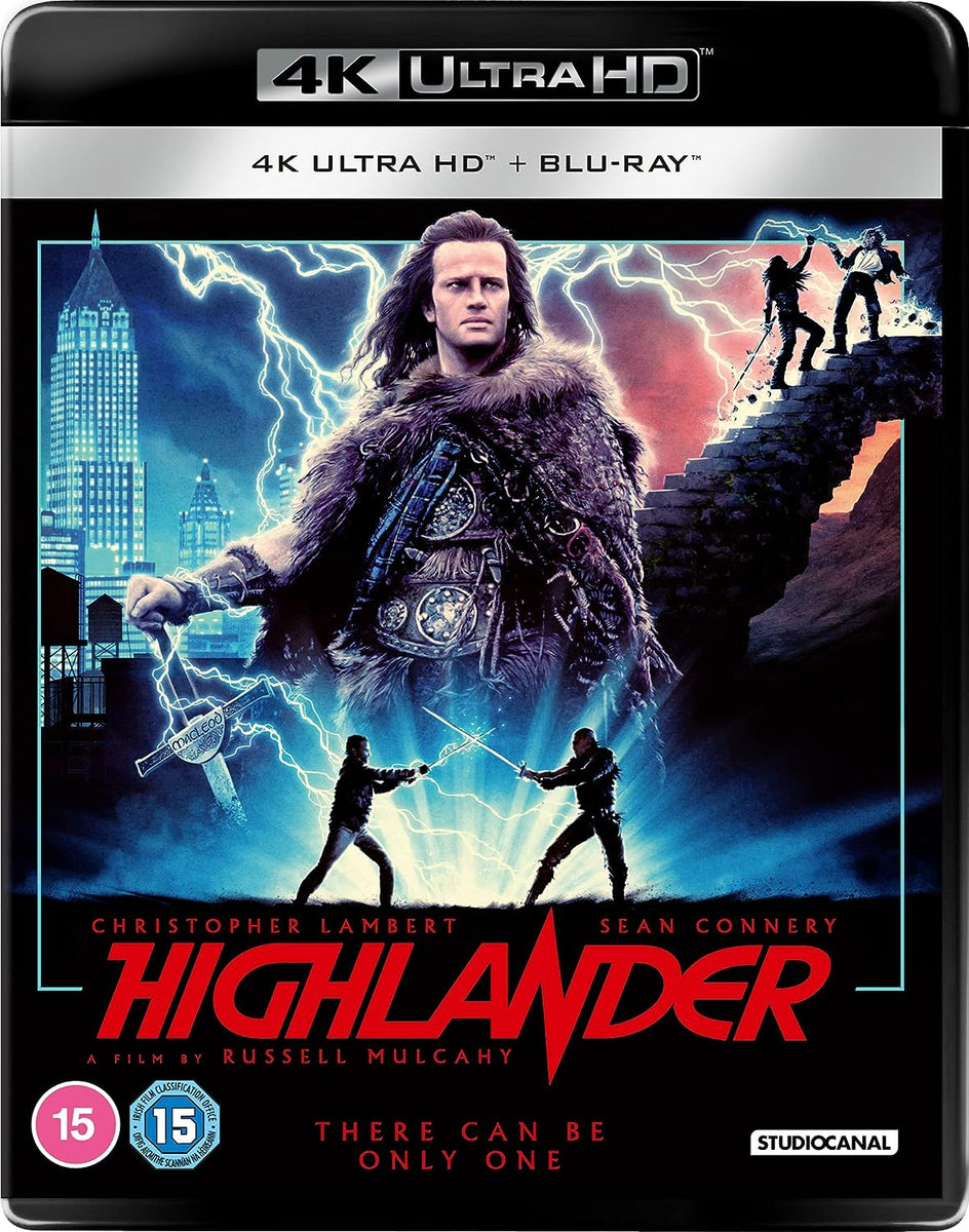Highlander (UK Import 4K UHD/Region B BLU-RAY Combo) – Videomatica Ltd (since 1983)