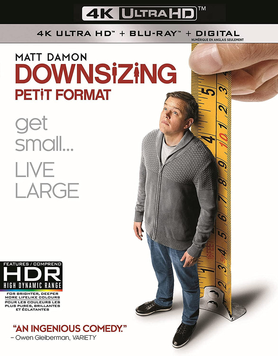 Downsizing (4K UHD/BLU-RAY Combo) – Videomatica Ltd (since 1983)