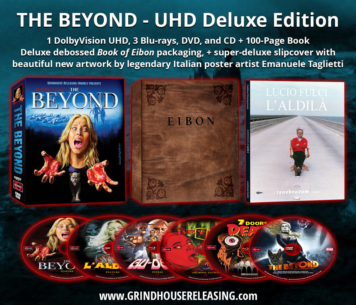Beyond, The (Deluxe Edition 4K UHD/BLU-RAY/DVD/CD Combo) – Videomatica ...