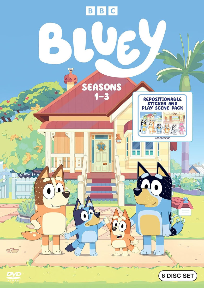 Bluey: Seasons 1-3 (DVD) – Videomatica Ltd (since 1983)