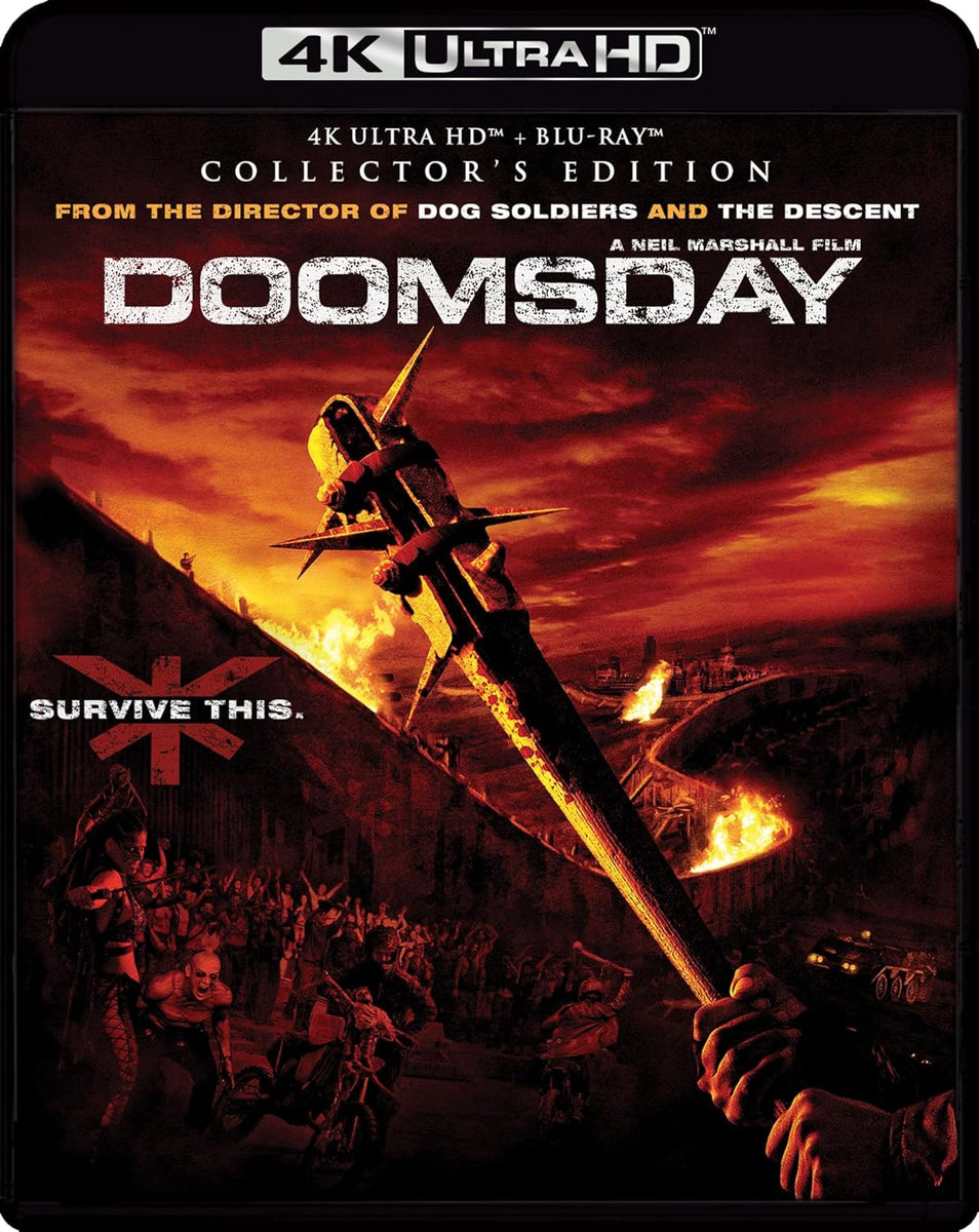 Doomsday (4K UHD/BLU-RAY Combo) – Videomatica Ltd (since 1983)