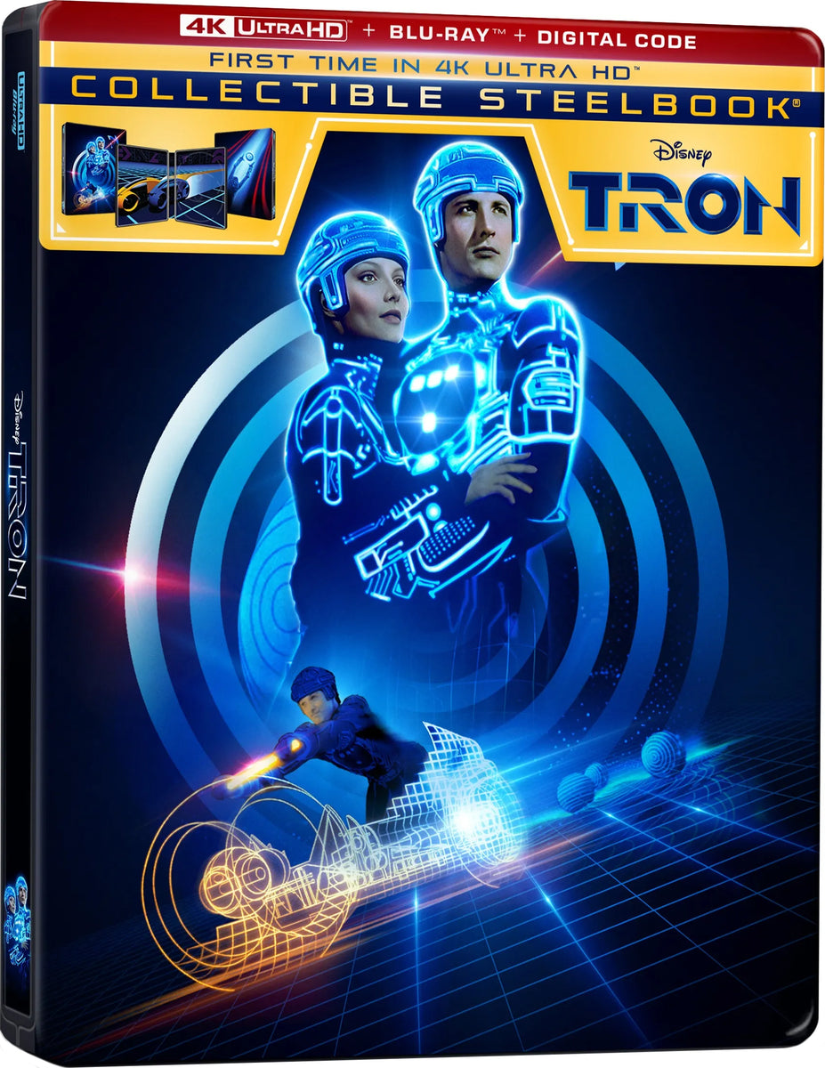 Tron (US Import Limited Edition Steelbook 4K UHD/BLU-RAY Combo) – Videomatica Ltd (since 1983)