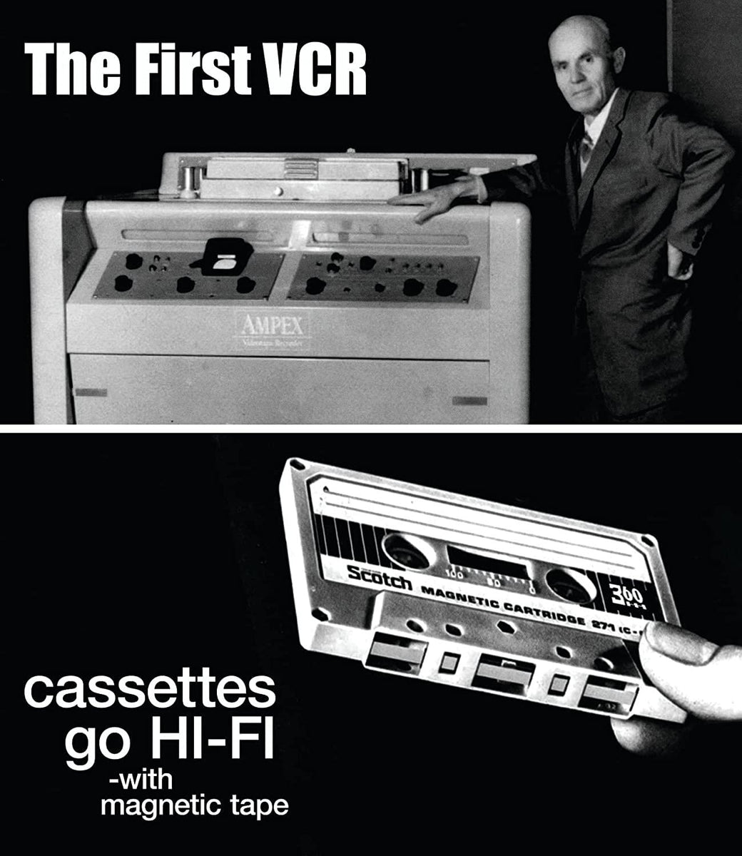 First VCR, The + Cassettes Go Hi-Fi (BLU-RAY) – Videomatica Ltd (since ...
