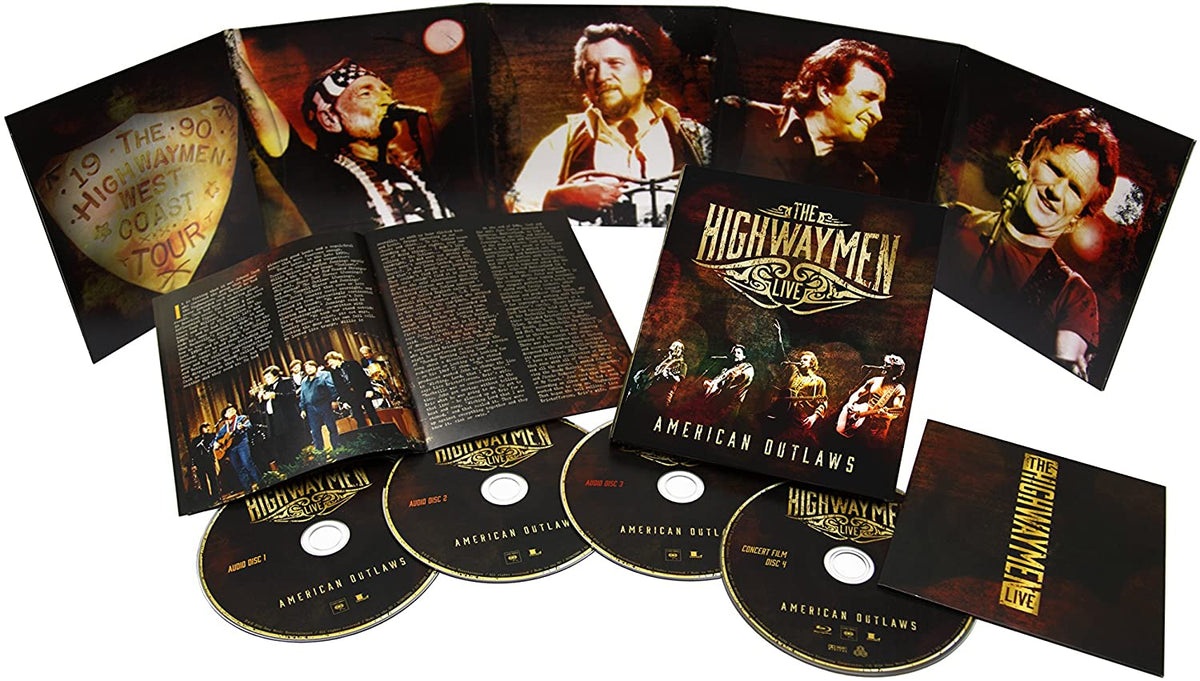 Highwaymen, The: Live: American Outlaws (3 CD/DVD Combo) – Videomatica ...